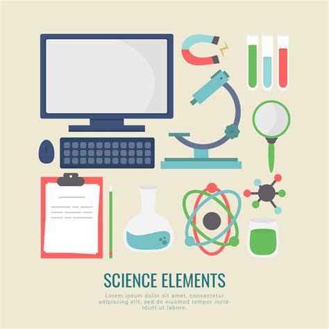 Vector Science Elements 202102 Vector Art At Vecteezy