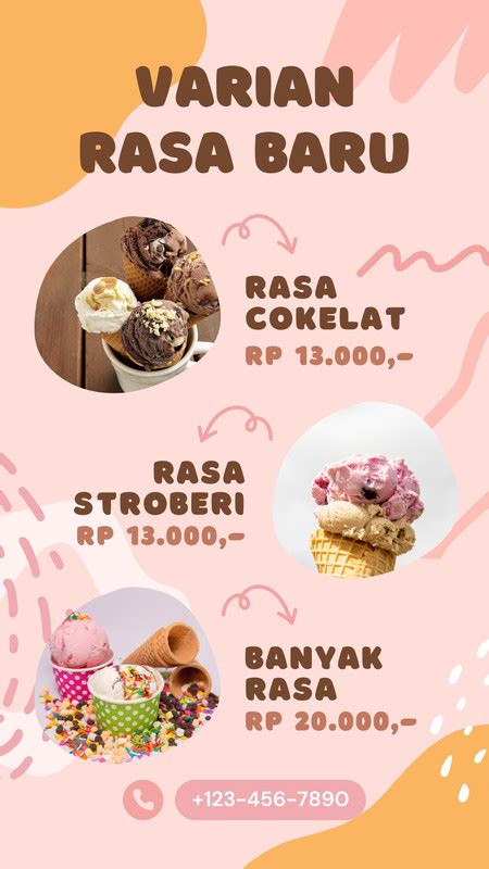 Gratis Desain Contoh Es Teller Canva