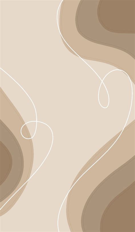 Beige Brown Blob Wallpaper Wallpaper Iphone Boho Simple Phone Wallpapers Cute Wallpapers For