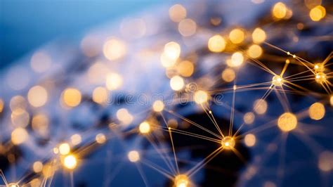 Generative Ai Abstract Representation Of Global Connectivity With