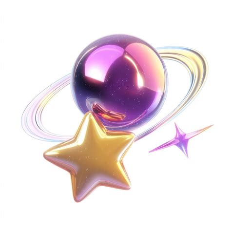 Rounded Bubble Stars Illustration Purple Free Photo Illustration