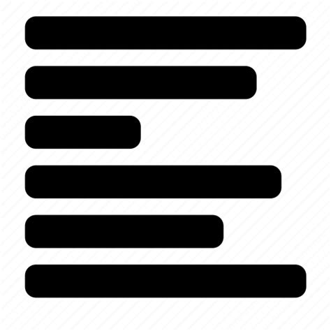 Align Left Text Icon