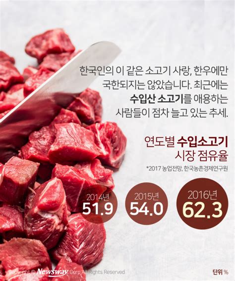 수입 소고기 ‘미국 Vs 호주···당신의 선택은 뉴스웨이