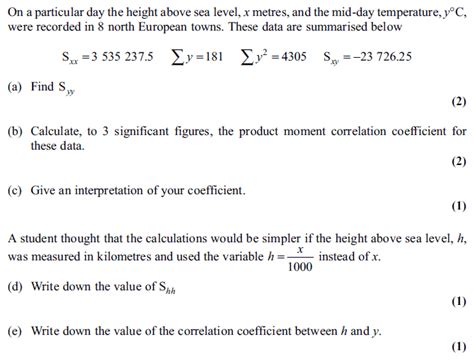 Exam Questions Regression ExamSolutions