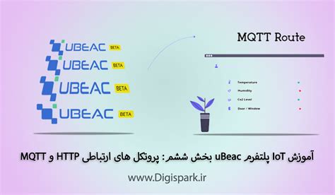 آموزش Iot پلتفرم Ubeac بخش ششم پروتکل های ارتباطی و Mqtt دیجی