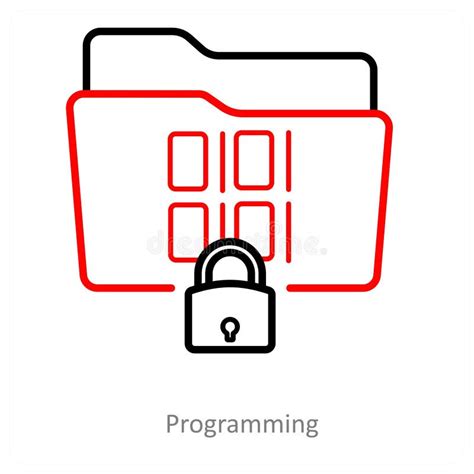 Programming And Coding Icon Concept Stock Vector Illustration Of Coding Concept 338934595