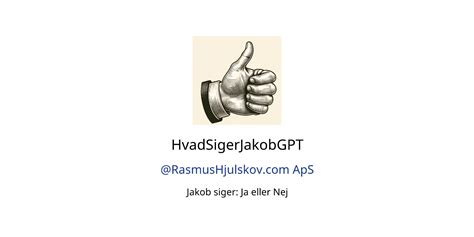 Hvadsigerjakobgpt Gpts Features And Functions Examples And Prompts