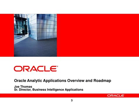 Ppt Oracle Analytic Applications Overview And Roadmap Powerpoint