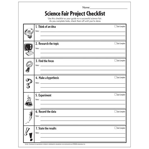 Science Fair Free Printable — Trend Enterprises Inc Worksheets Library