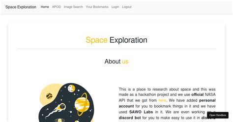 Nasa Api Hackathon Codesandbox