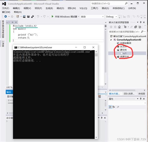 用vs运行结果出现不是内部或外部命令，也不是可运行的程序或批处理文件时vs Code 提示null 不是内部或外部命令也不是可运行