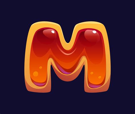 Letra Metro Dibujos Animados Caramelo Caramelo Alfabeto S Mbolo Vector En Vecteezy