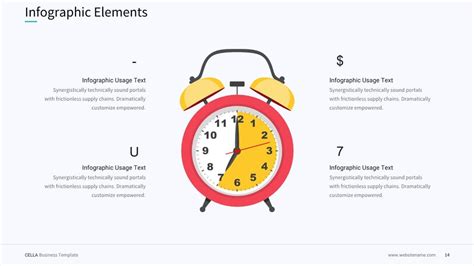 Red And Yellow Alarm Clock Google Slide Theme And Powerpoint Template