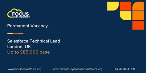 Rahim Chowdhury ☁️ On Linkedin Salesforceuk Salesforce Salesforcetechnicallead Uk