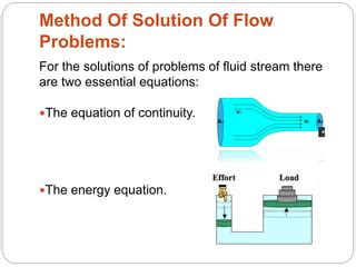 Method Of Solution Of Flow Problems PPTX Physics Science