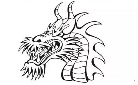 龙头龙尾简笔画简单 龙头简笔画卡通 龙尾简笔画简单 大山谷图库