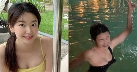 9기 옥순 수영복 입고 드러낸 볼륨감미소와 함께 한 컷 Ten★