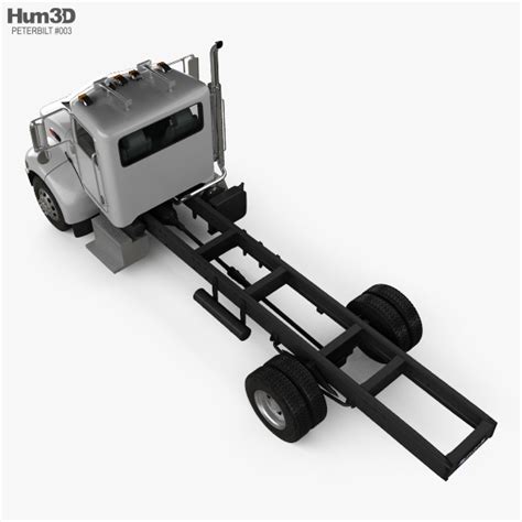 Peterbilt 337 Chassis Truck 2 Axle 2014 3d Model Download Truck On