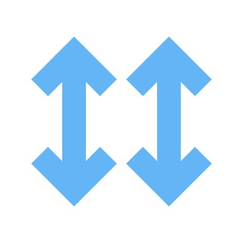 Double Sided Arrow Generic Color Fill Icon