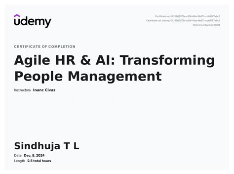 Hr Agile Ai Professionalcourses Udemy Work Continuouslearning