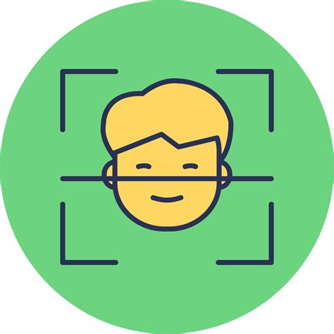 Facial Recognition Vector Icon 20253392 Vector Art At Vecteezy