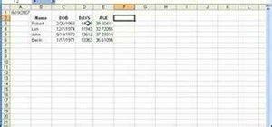 How To Work With Dates In Microsoft Excel Microsoft Office Wonderhowto