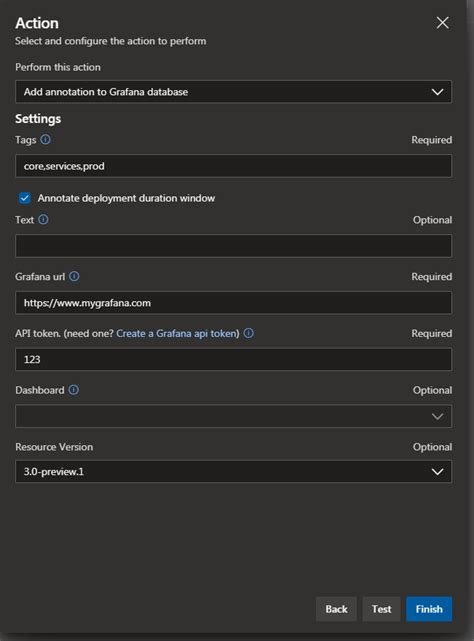 Annotate Grafana Dashboards With Deployment Details From Azure