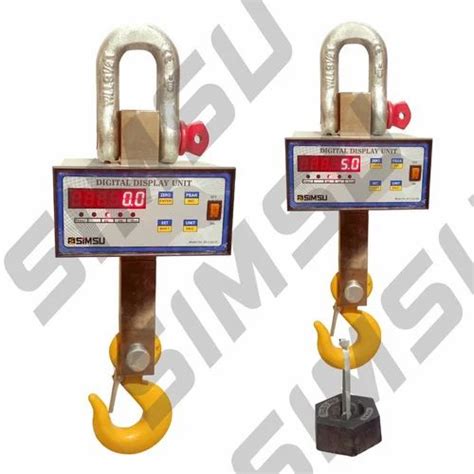 Alloy Steel Simsu Crane Load Indicator For Gantry Overhead Cranes Railway Siding Eot Cranes