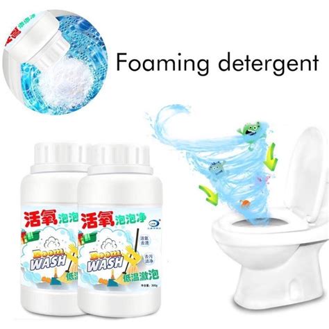 Bubble Boom Wash Serbuk Pencuci Bubble Boom Pembersih Tandas Sumbat Singki Kotoran Degil