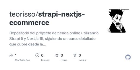 Github Teorissostrapi Nextjs Ecommerce Repositorio Del Proyecto De Tienda Online Utilizando