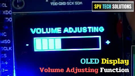 วิธีเขียนโค๊ด Volume Control Bar แสดงผลบน Oled ด้วย Esp32 Spv Tech Solutions