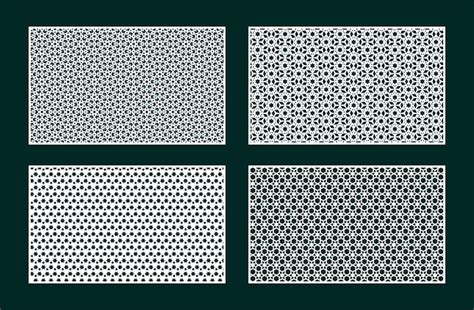 Premium Vector Collection Of Star Pattern Frames For Cnc Laser Cutting