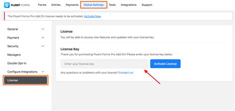 Upgrade To Wp Fluent Form Pro Add On