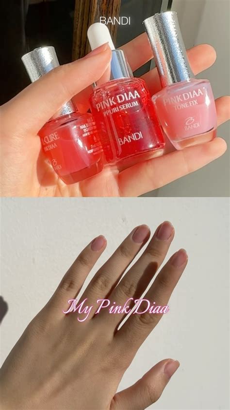 초오즈 ‎광고 손톱 관리에 누구보다 진심인 편 ٭ ˚ ♡ 네일 대표 브랜드 Bandi에서 반디 핑크다이아 라인을 만나봤어요 ̈ 10년 연속 네일샵 스테디셀러 답게 네일