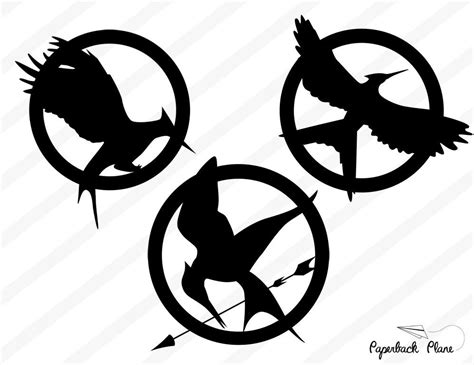 Image Result For The Mockingjay Symbol Hunger Games Symbol Silhouette