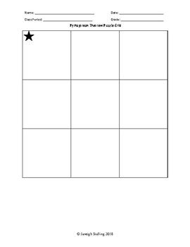 Pythagorean Theorem Puzzle By Jstalling TPT