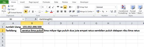 Membuat Rumus Terbilang Di Excel Blog Tutorial Microsoft Excel