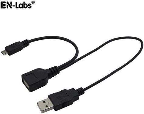 Micro Usb Otg Y Cable