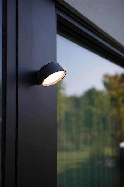 Aplique De Exterior Inspire Dakota 12w Color De Luz Regulable Con Bluetooth Leroy Merlin