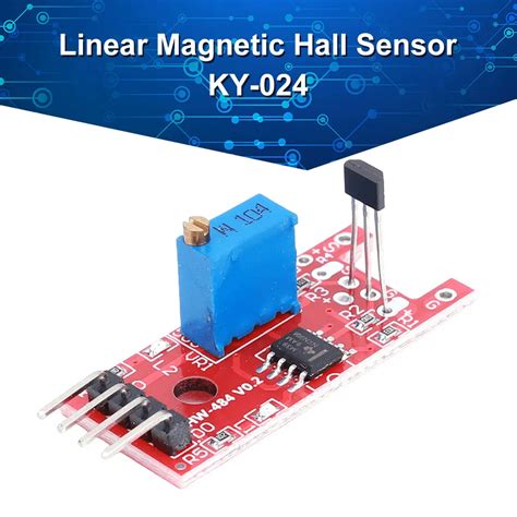 Ky 024 Linear Magnetic Hall Switches Lm393 Chip Linear Magnetic Hall