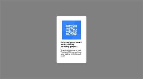 Frontend Mentor Responsive Page For Qr Code Coding Challenge Solution