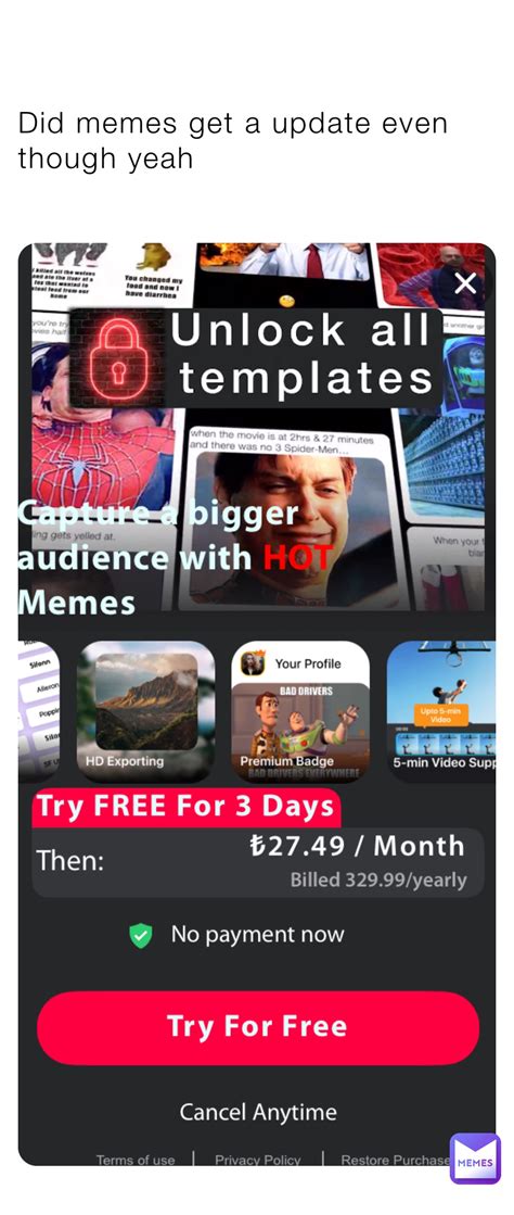 Did Memes Get A Update Even Though Yeah Alkn Memes