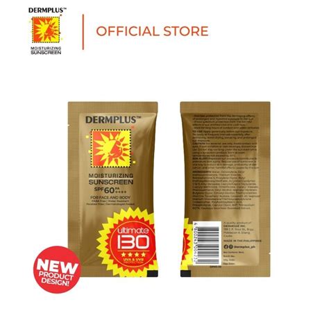 Dermplus Moisturizing Sunscreen Ultimate 130 Spf 60 Pa 15ml By 2pcs Shopee Philippines