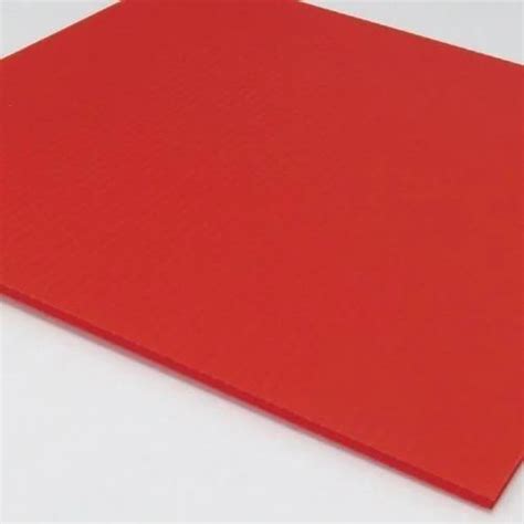 Red Polypropylene Sheet At Rs 250sq Ft Polypropylene Sheets In