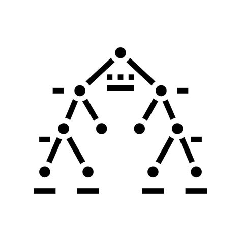Decision Tree Machine Learning Glyph Icon Illustration 57813443 Vector Art At Vecteezy