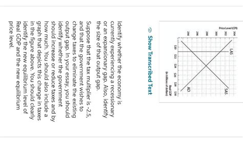 Solved O Show Transcribed Text Identify Whether The Economy
