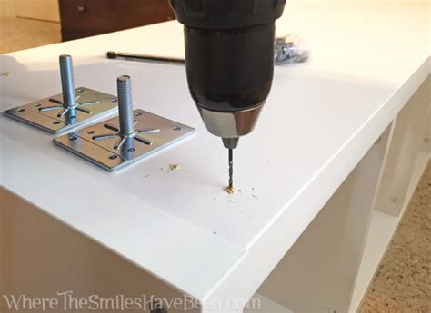 The Super Easy Way To Add Legs To An IKEA Kallax Shelf