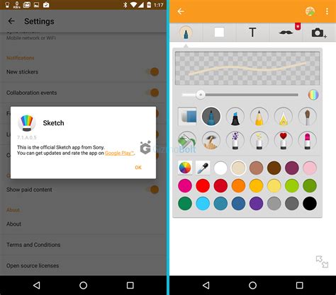 Sketch App A Update Gizmo Bolt Exposing Technology Social Media Web