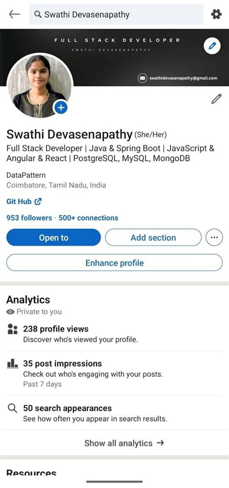 Swathi Devasenapathy On Linkedin Profilemakeoverchallenge Profilemakeoverchallenge Datapattern