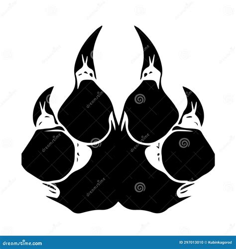 Claw Print Showcasing The Distinct Imprint Of A Predatory Animal S Powerful And Sharp Claws